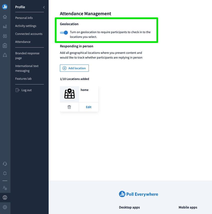 Getting Started with Attendance Management for Instructors – Poll Everywhere