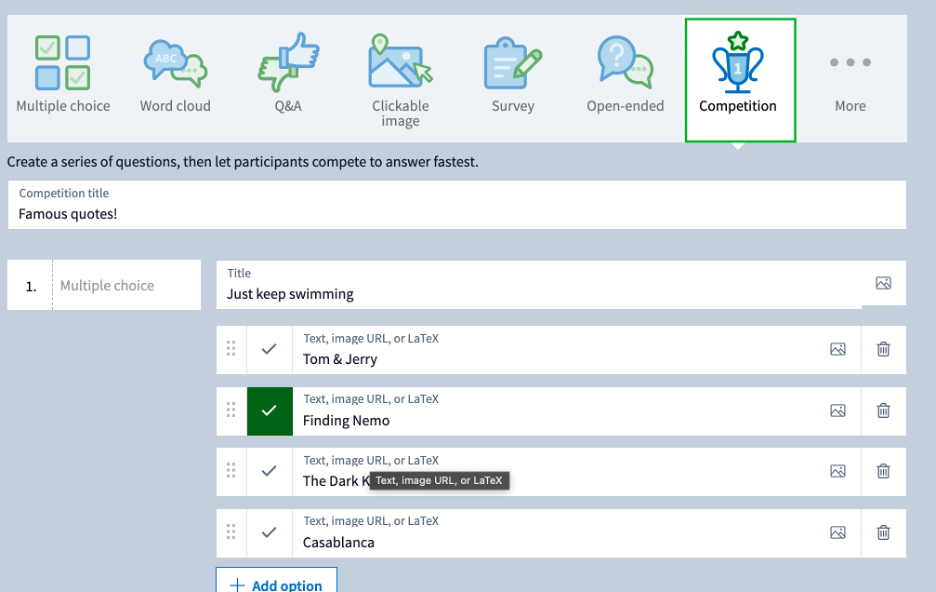 Competition – Poll Everywhere