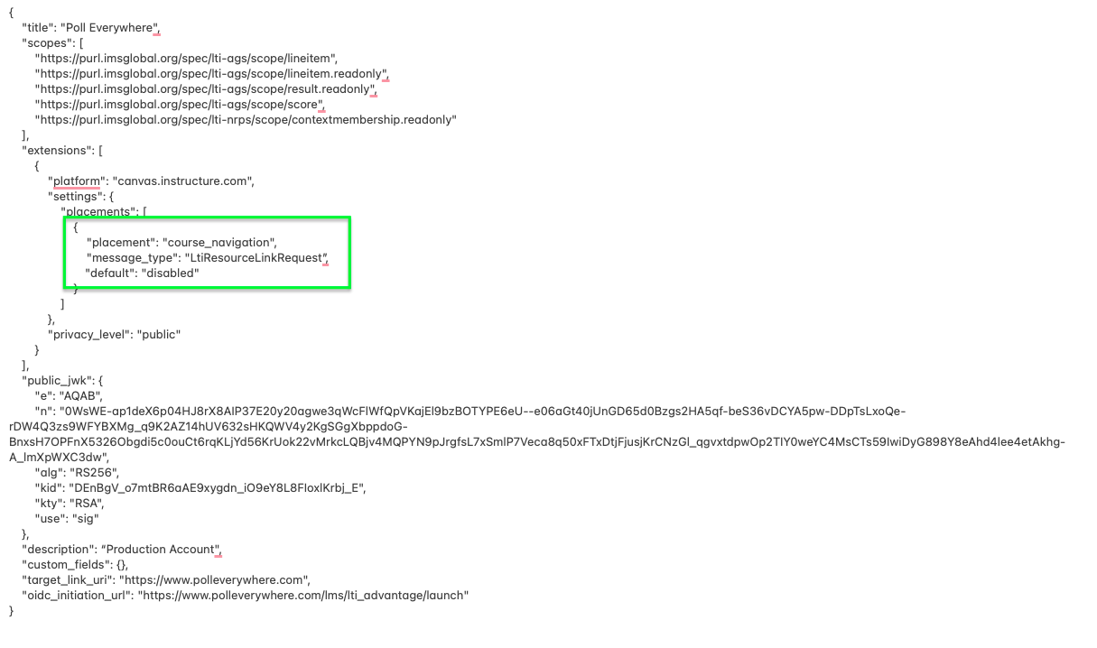 Canvas Lti Advantage Setup Guide For Canvas Administrators Poll Everywhere
