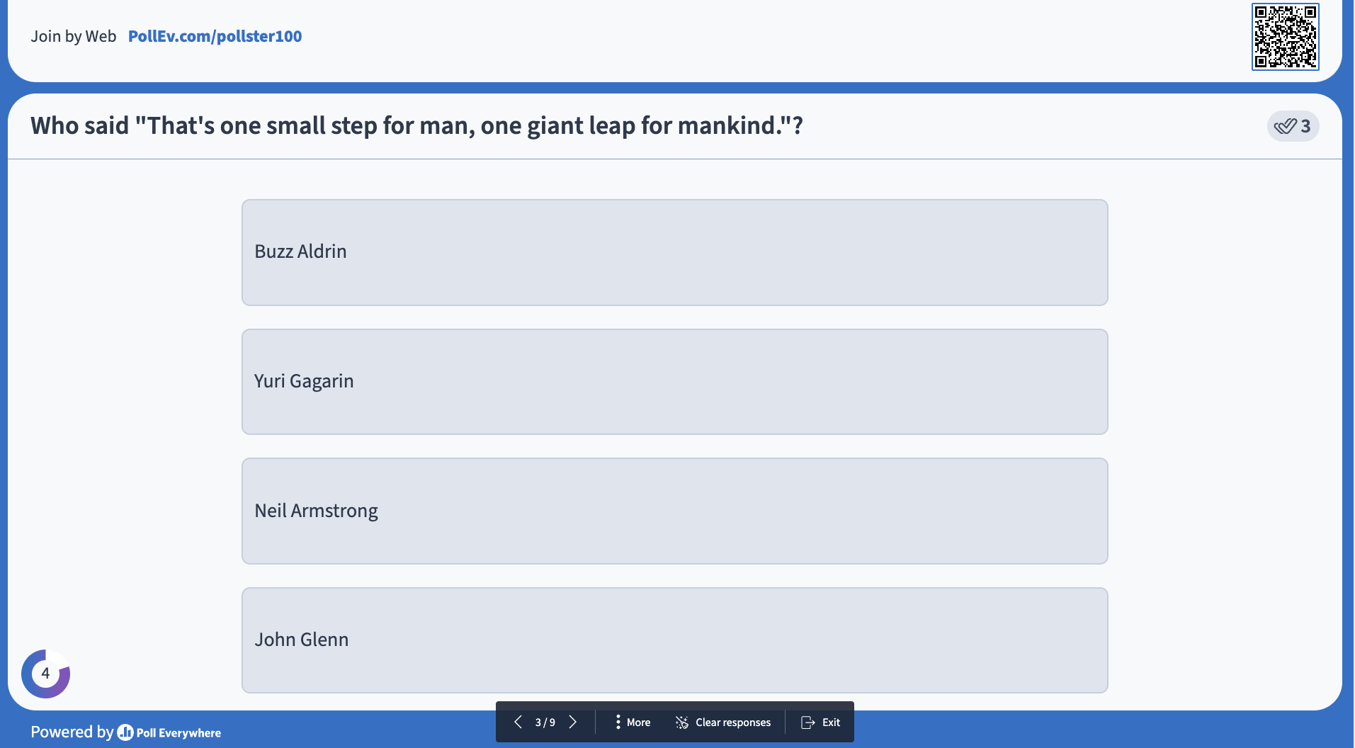 Presenting Competitions – Poll Everywhere