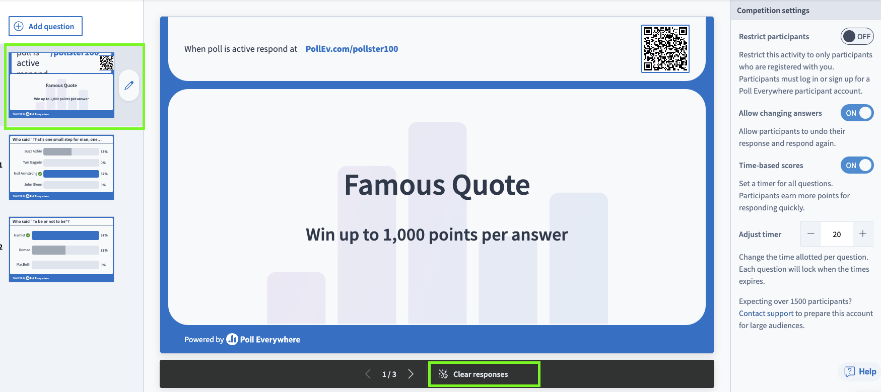 Competition – Poll Everywhere