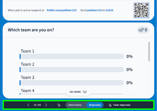 Activity page – Poll Everywhere