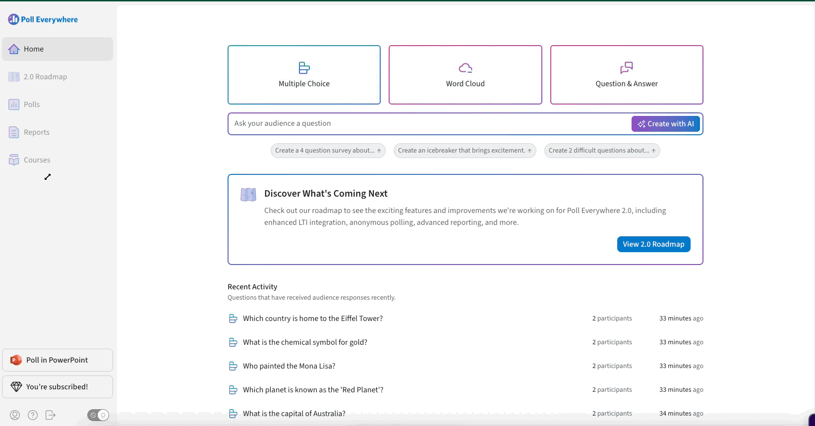 Integrations with Poll Everywhere 2.0 – Poll Everywhere