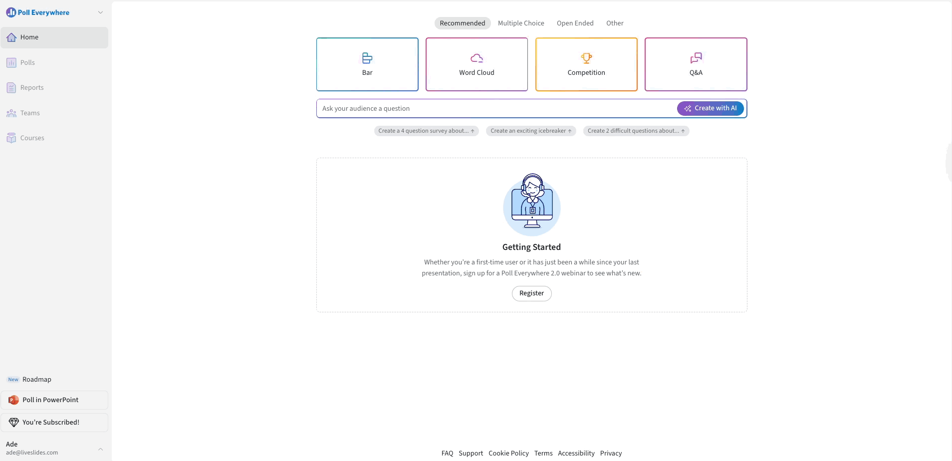 Key Features – Poll Everywhere