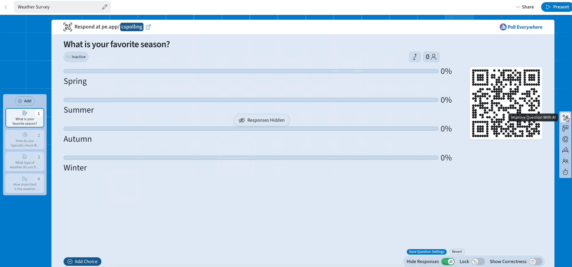 Improve polls with AI – Poll Everywhere