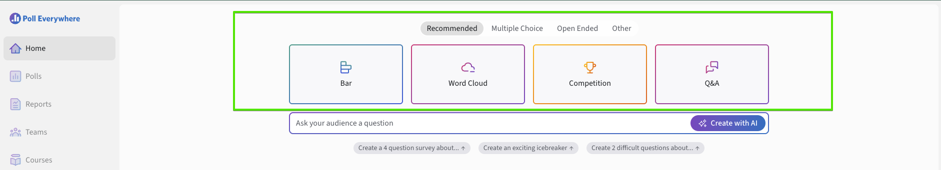 Create a Poll – Poll Everywhere