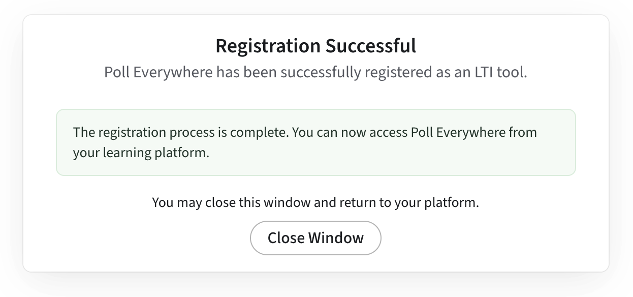 Poll Everywhere 2.0 Brightspace Dynamic Registration (recommended ...
