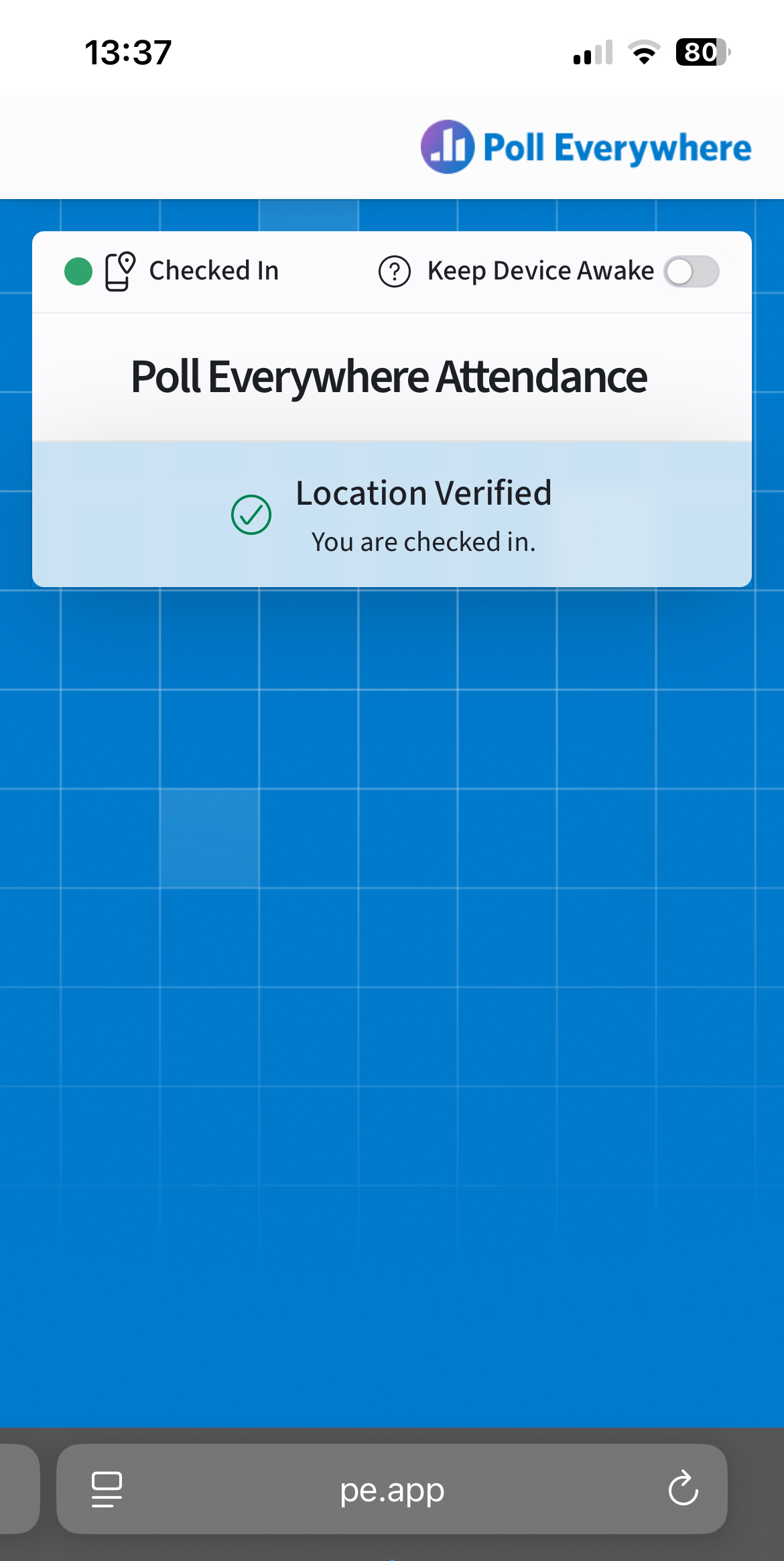 Attendance Location Configuration and Management – Poll Everywhere
