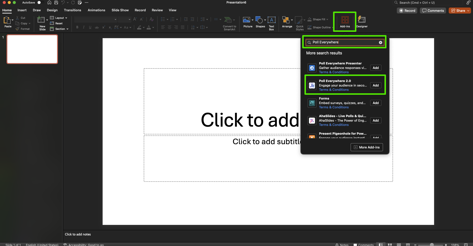 Using Poll Everywhere 2.0 with the PowerPoint Add-in (Windows & Mac ...