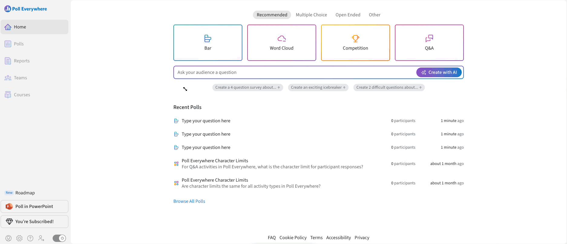 Using Poll Everywhere 2.0 with the PowerPoint Add-in (Windows & Mac ...