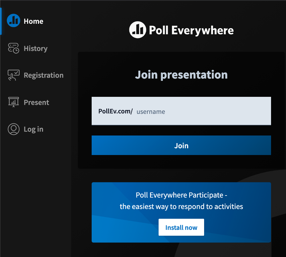Getting started – Poll Everywhere